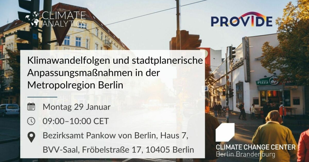 Climate Analytics | Klimawandelfolgen und stadtplanerische…
