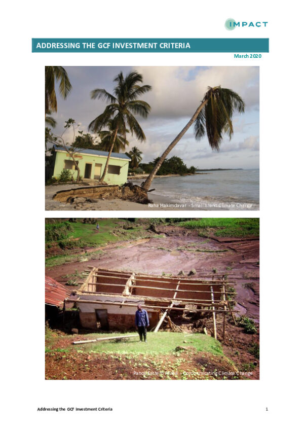 Climate Analytics | Climate finance